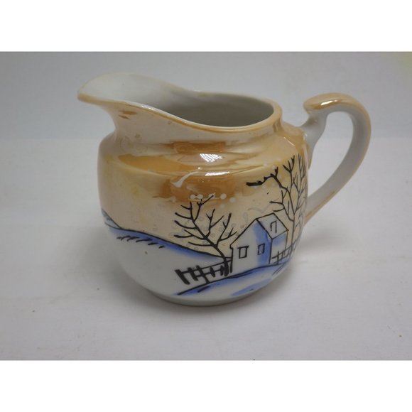 lusterware | Dining | Creamer Gold Lusterware Ceramic Vintage Japan ...